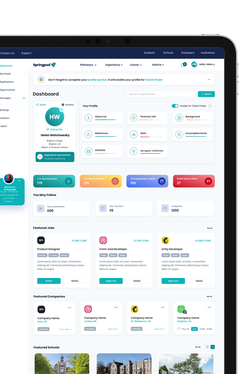 How schools can use Springpod | Partner with Springpod