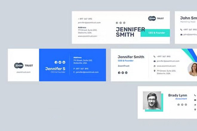 20+ Best Professional Email Footer Signature Templates (+ Free Tips ...