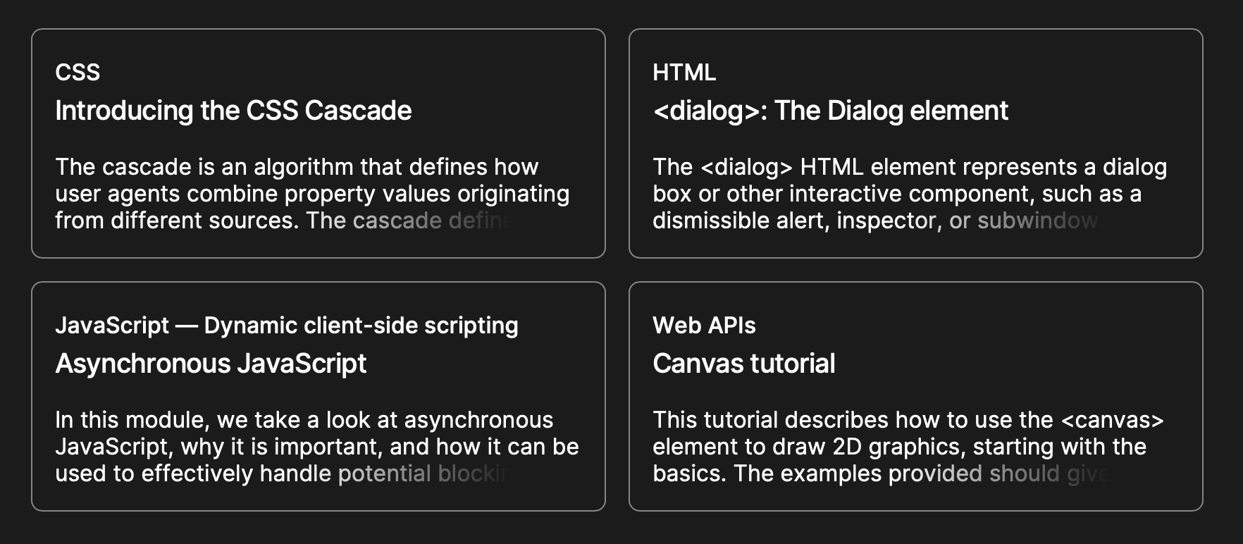 Recreating MDN’s Truncated Text Effect — Add On IDX Recreating MDN’s Truncated Text Effect — Add On IDX