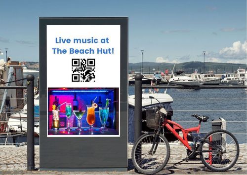 QR Codes on Displays | Supercode QR Code Generator