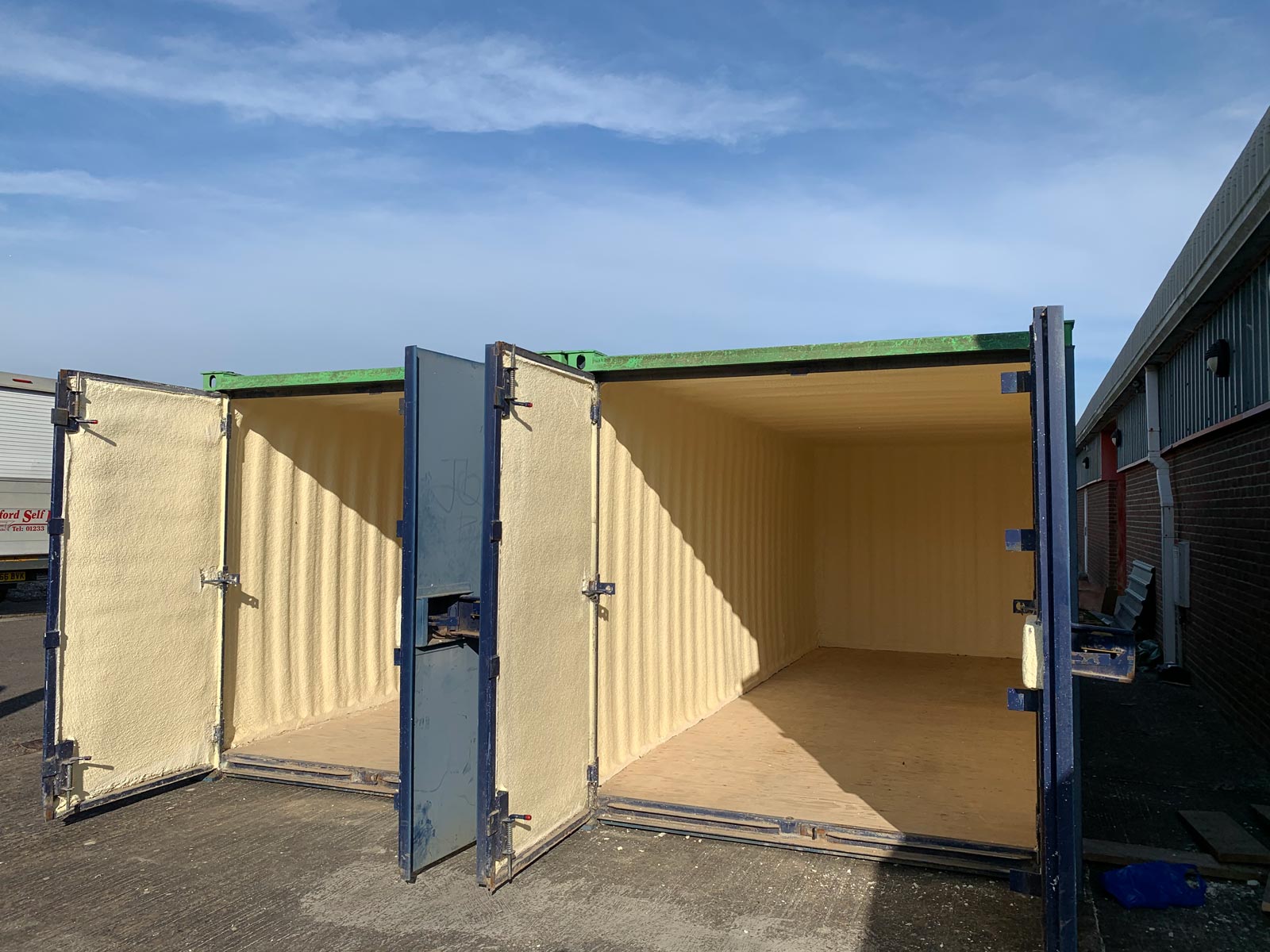 Shipping Containers | Foam Insulations Sussex