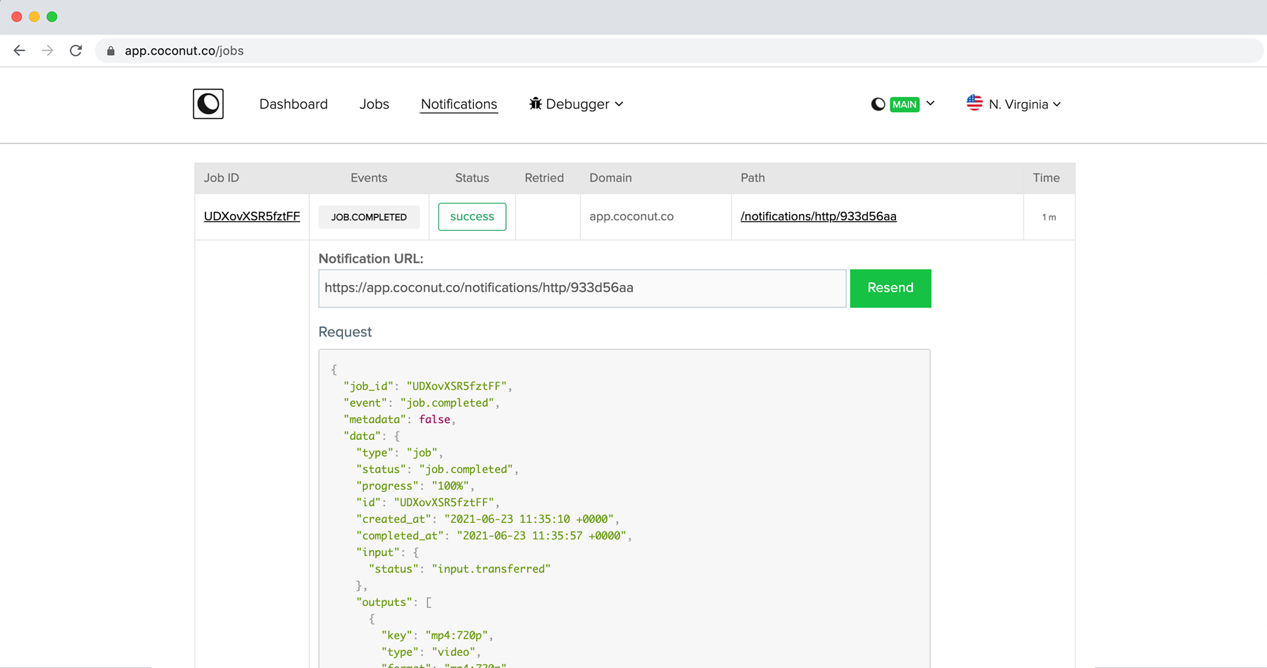 Dashboard To Monitor Your Video Transcoding Activity | Coconut