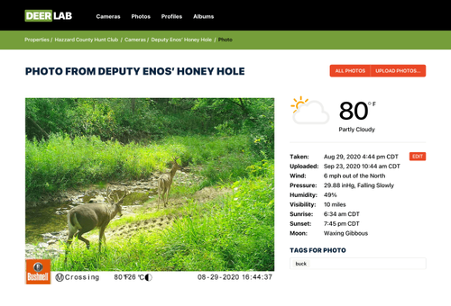 DeerLab's Trail Camera App - Works with All Cameras
