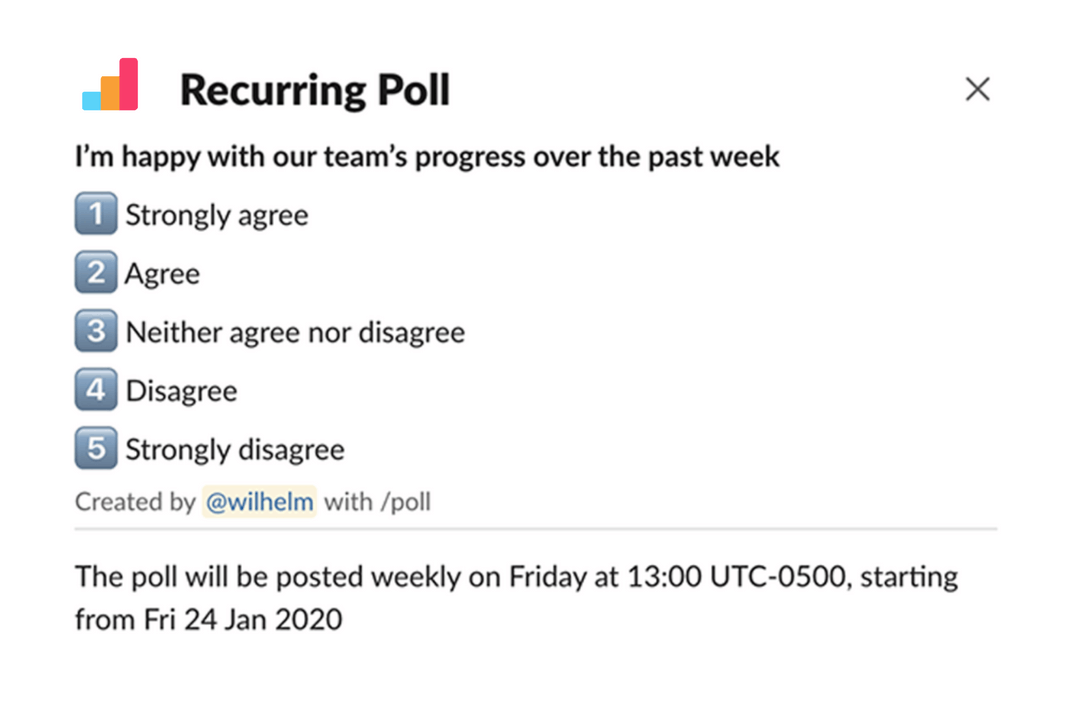 Simple Poll for Slack
