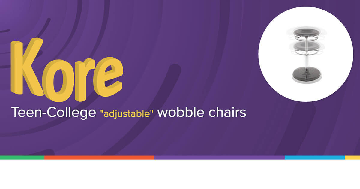 Teen - College Adjustable Wobble Chairs