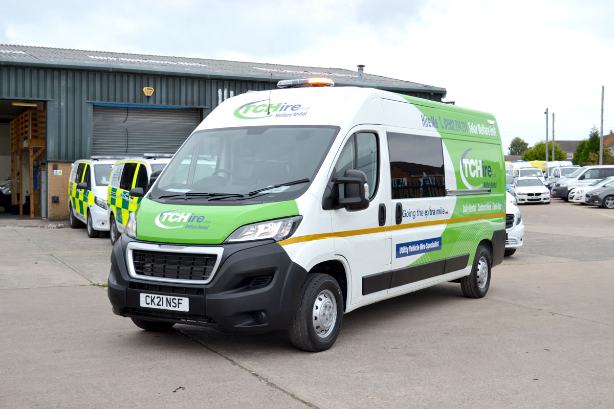 Welfare Van Hire | ECO Solar Welfare Van Rental - TCHire