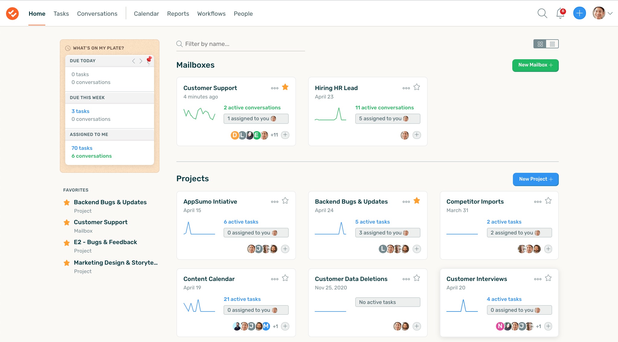 Your team, your mailbox, and your dashboard just got easier to use ...
