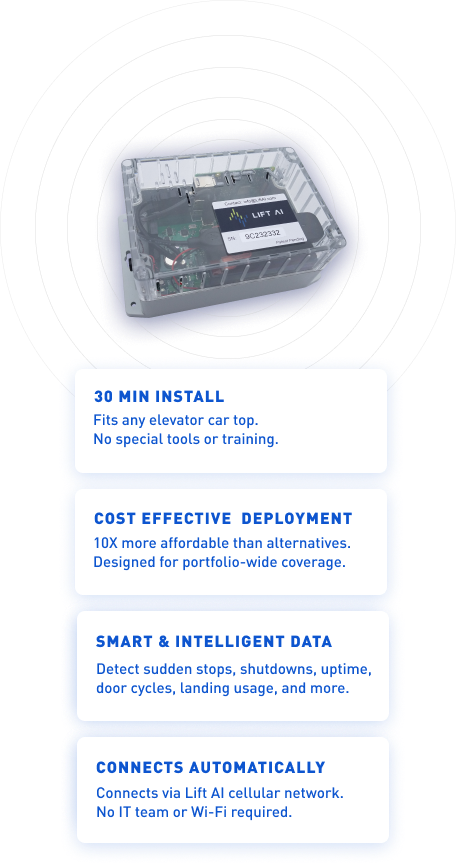 Lift AI - Remote Elevator Monitoring with IoT
