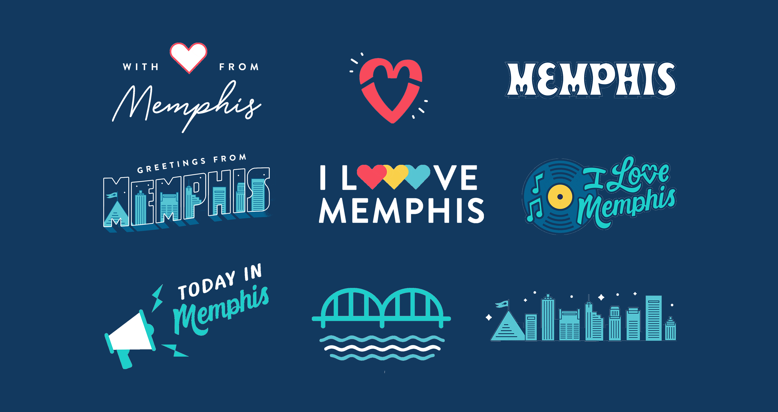 Case Study: Memphis Travel | Brand & Identity, Commercial Illustration ...
