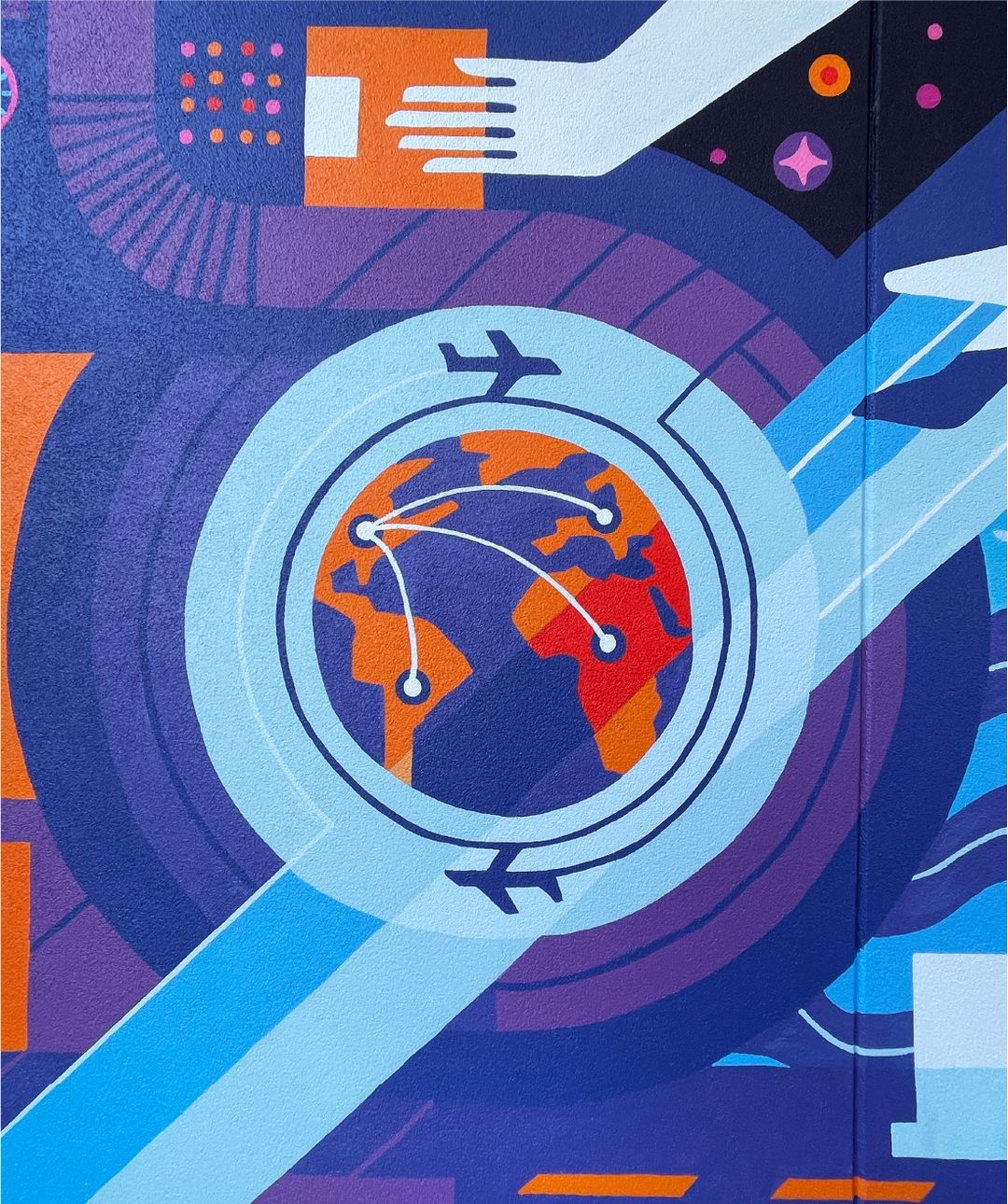 Case Study: FedEx Logistics Rooftop Murals | Illustration, Design ...