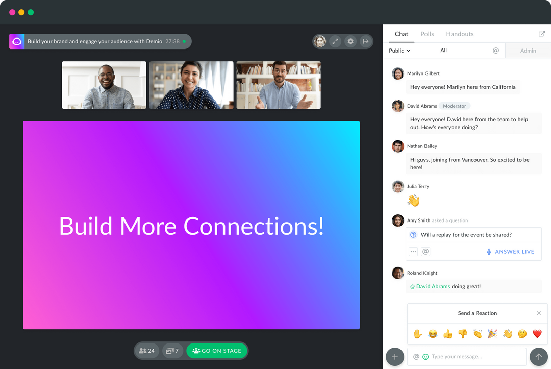 Demio - Hassle-free Webinar Software for Marketers