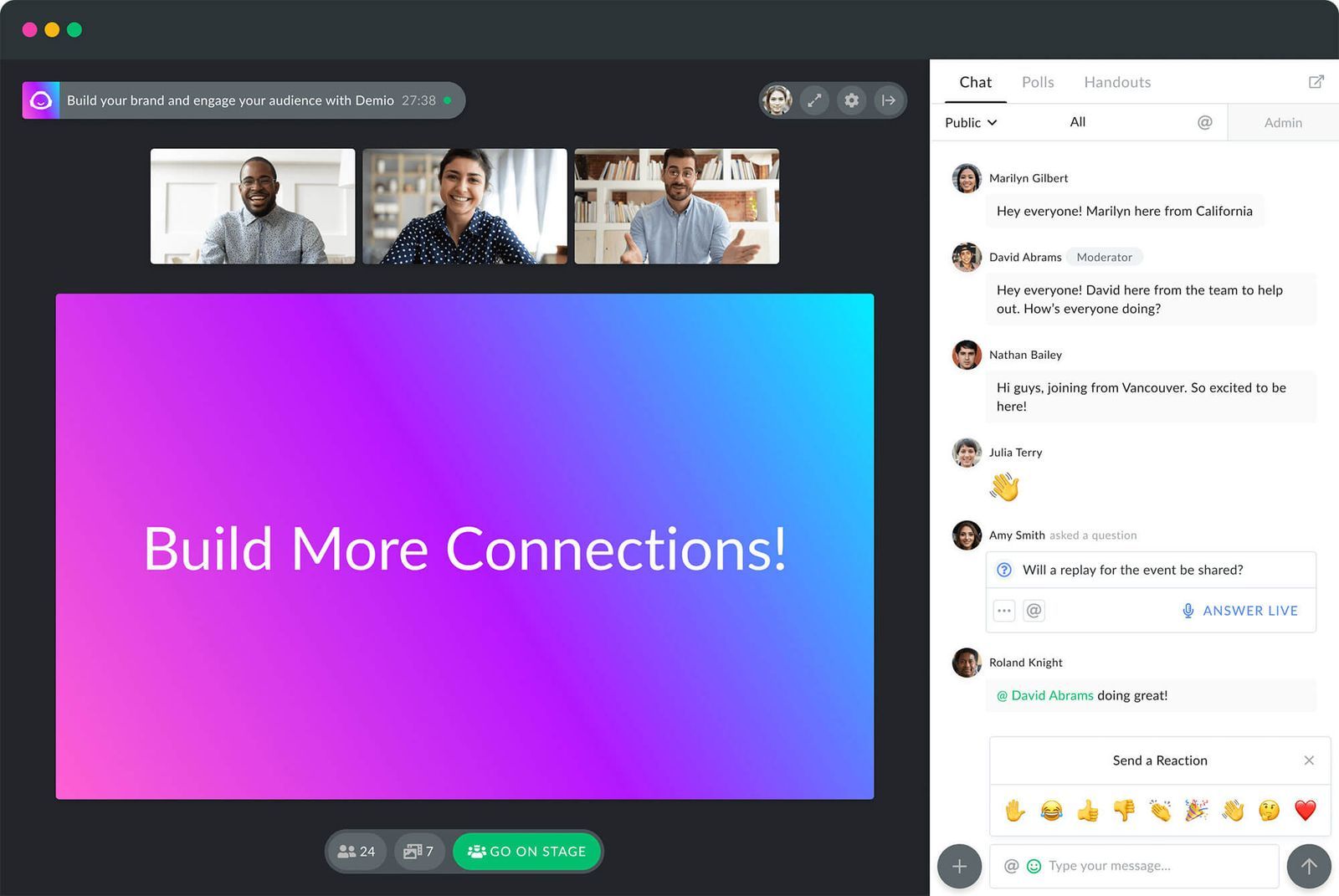Demio - Hassle-free Webinar Software for Marketers