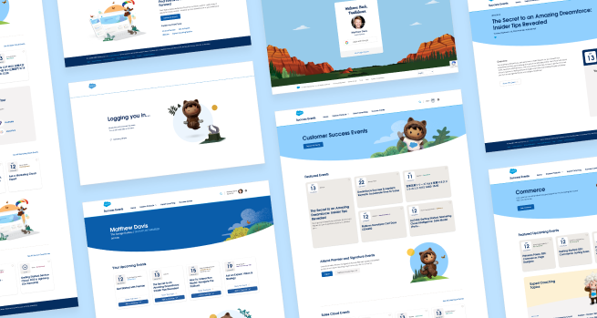 Salesforce Customer Success Events Calendar - Case Study