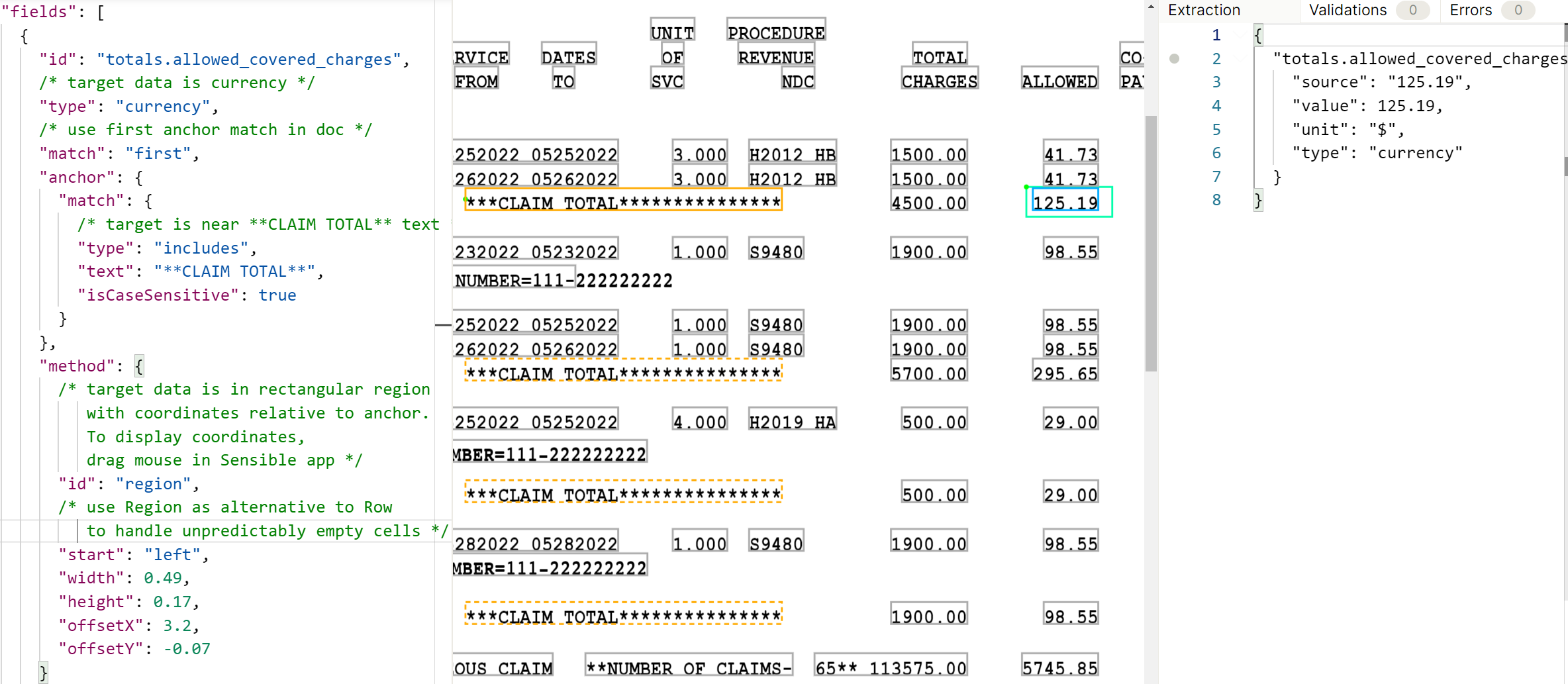 How To Extract Data From Explanation Of Benefits Documents Sensible Blog