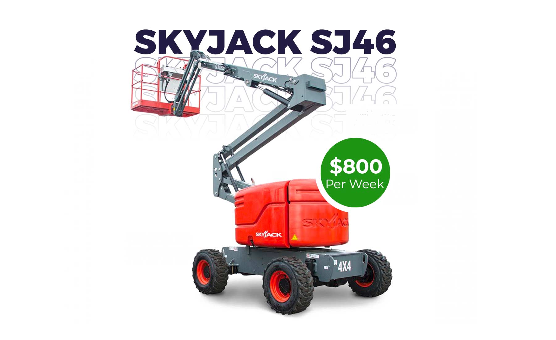 Geelong Access Hire | Skyjack SJ46 Hire Geelong Only $800 Per Week