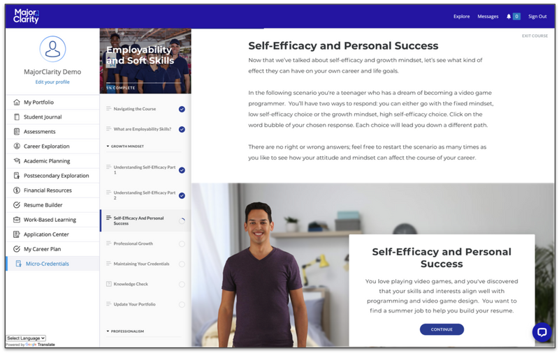 MajorClarity | How It Works: Career Readiness