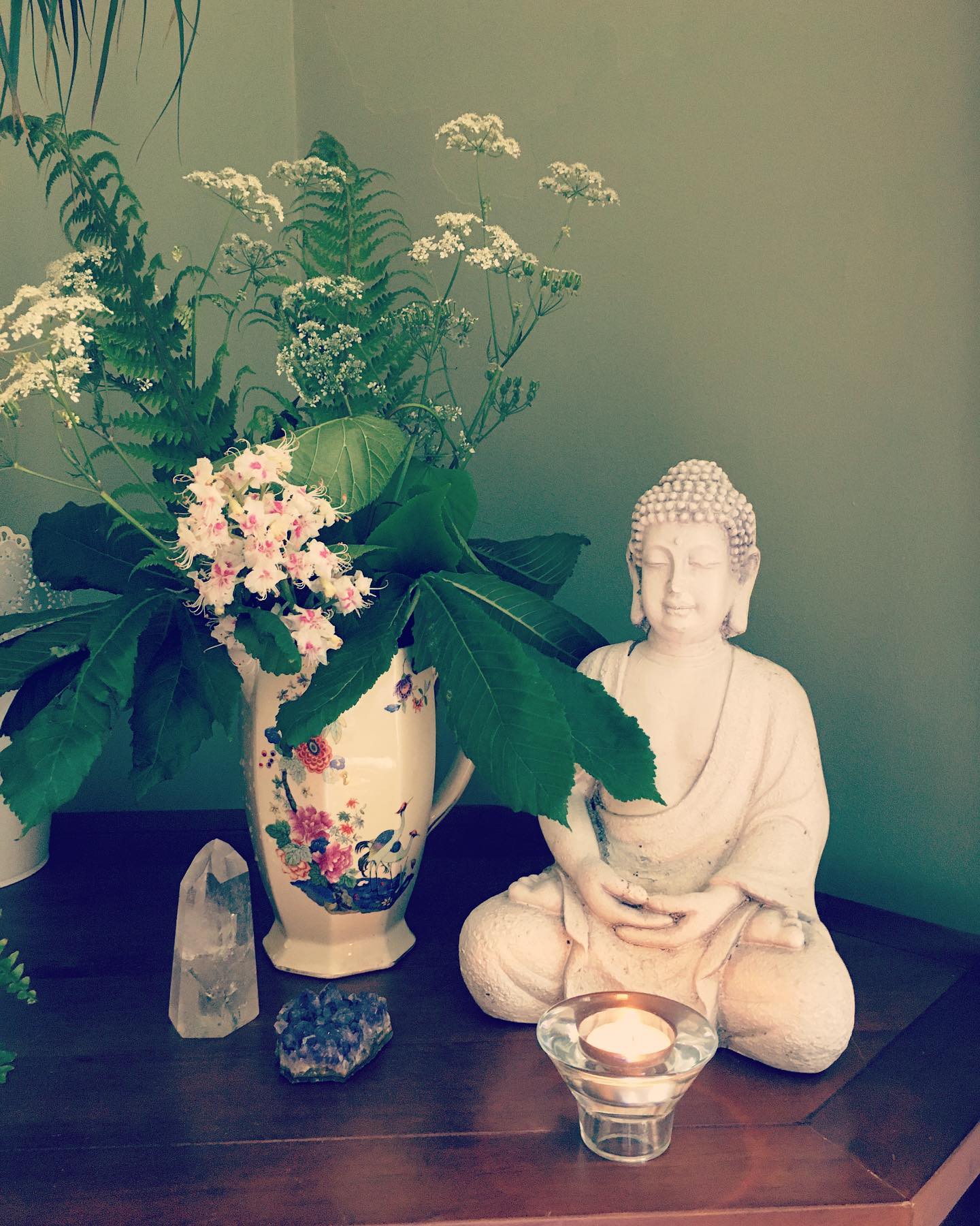 Ananda Centre - Creating a May Altar