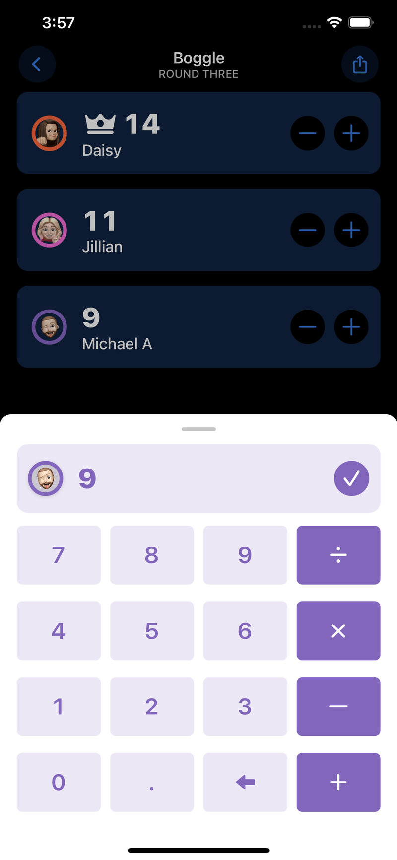 Scorecard: iOS Score Tracking App