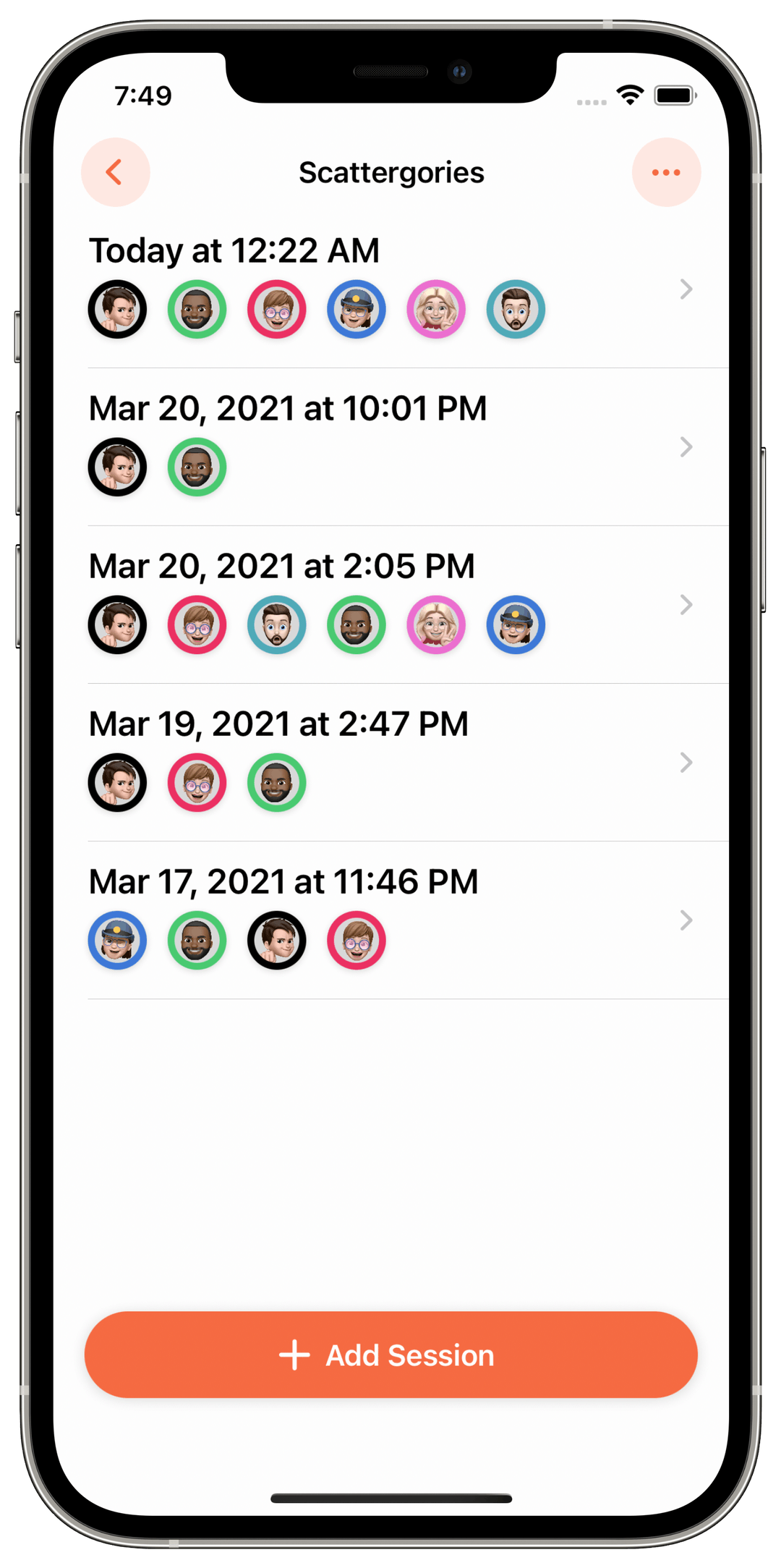 Scorecard: iOS Score Tracking App