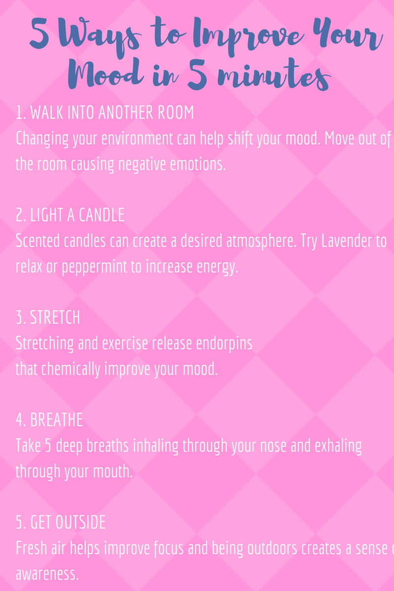 5 Ways to Improve Your Mood • The Centered Life Therapy