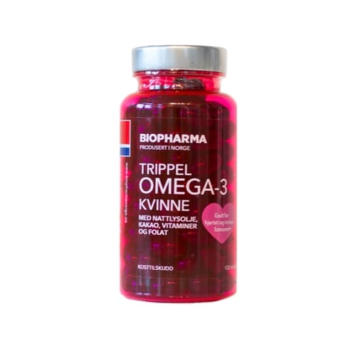 Trippel Omega-3 Kvinne (cocoa) | Norwegian Pharma