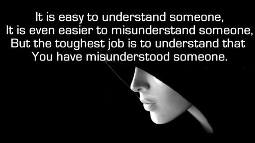 Understanding misunderstandings