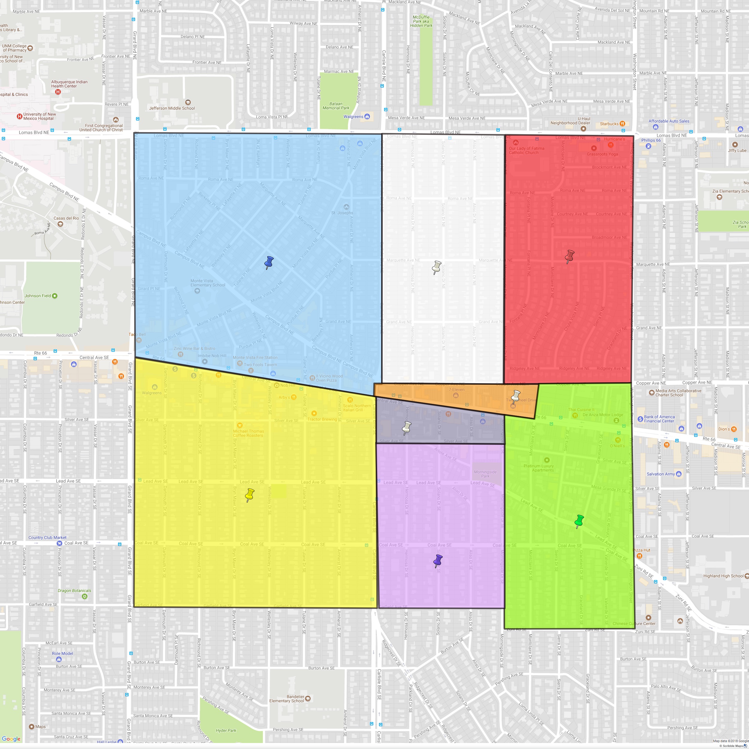 Nob Hill Neighborhood Maps