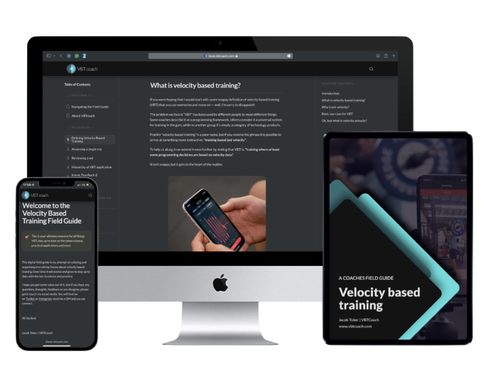 Velocity Based Training made practical | VBT Coach