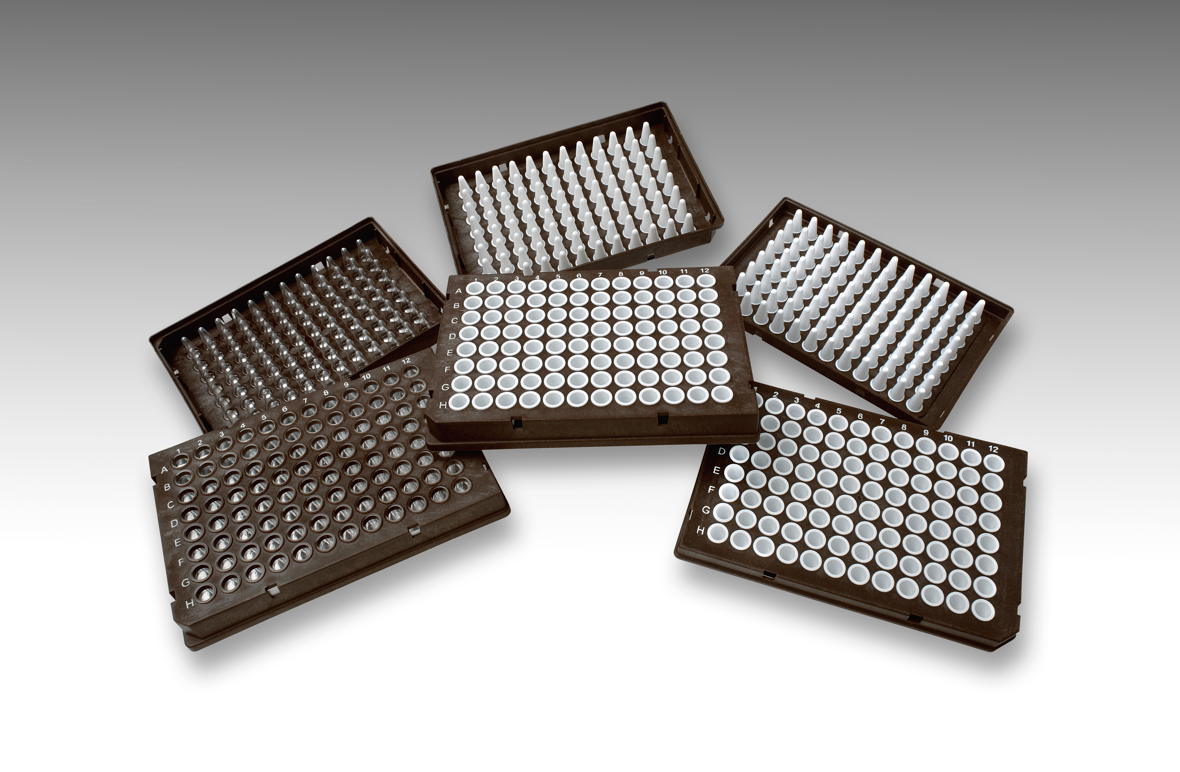 A-Frame® 96 Well PCR Plate, Semi-Skirted, Standard Profile, Universal Style