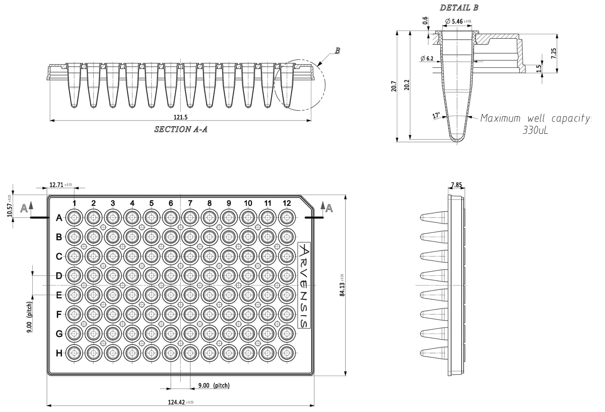 B-Frame® BIOCOMPOSITE PCR Plates