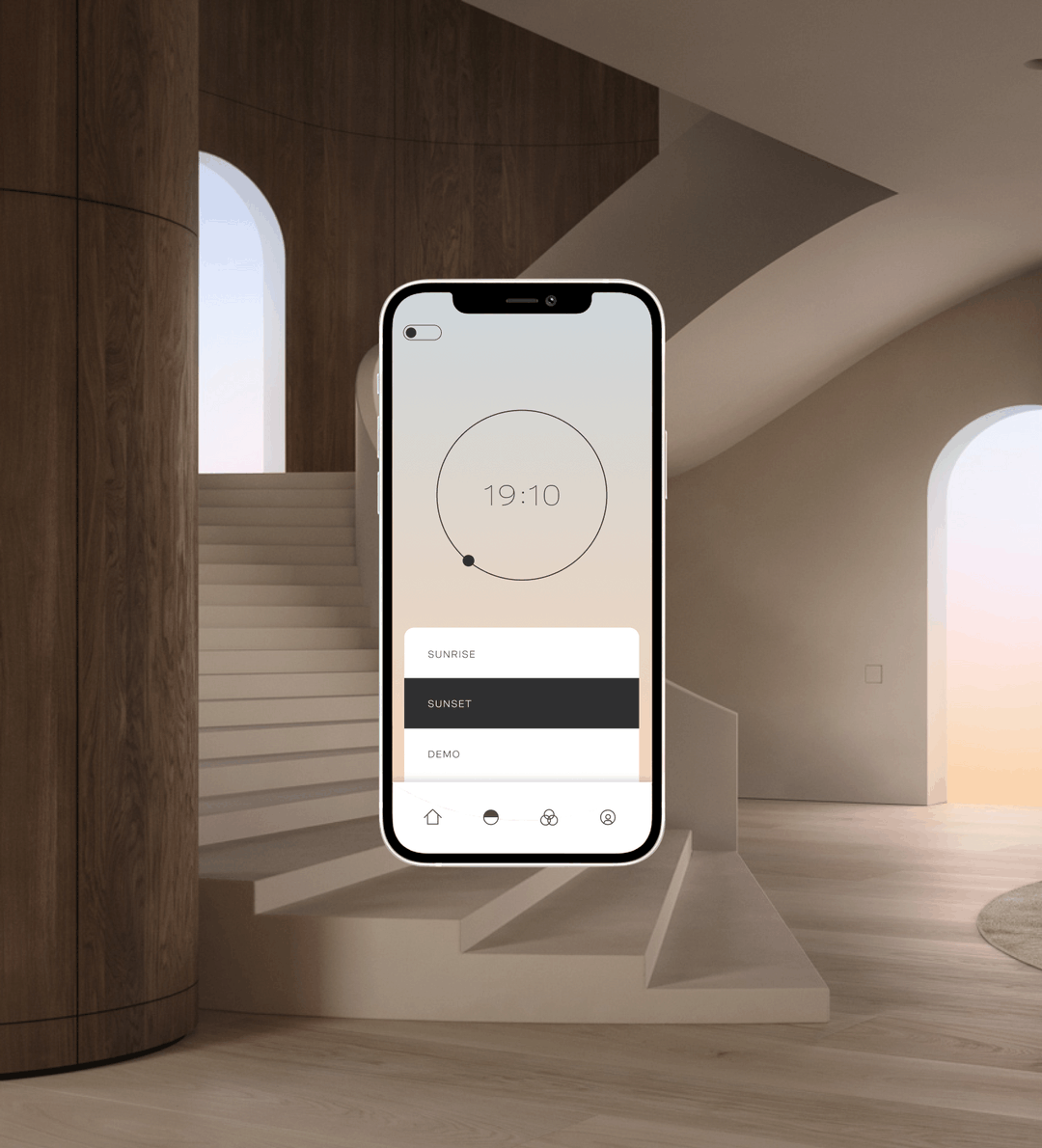 CONTROL THE MOOD OF ANY SPACE WITH A LIGHT SWIPE