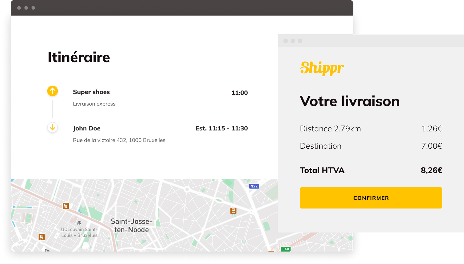 Service de coursier de nuit | Shippr