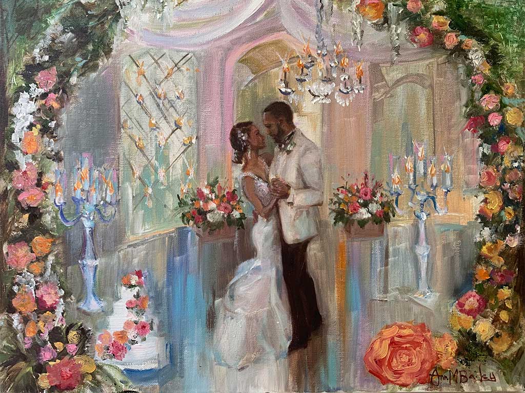 Live Wedding Painter & Impressionist Art Gallery