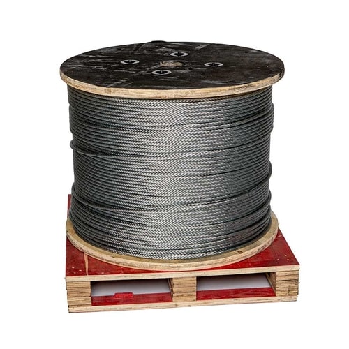 6x37 Wire Rope (IWRC, IPS, EIPS, or EEIPS) Bright and Galvanized Fiber Core | Cumberland Sales ...