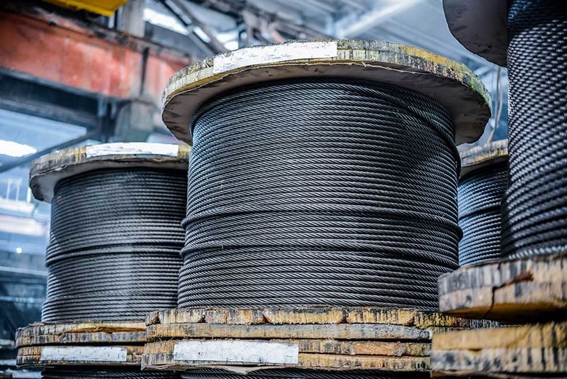 6x37 Wire Rope (IWRC, IPS, EIPS, or EEIPS) Bright and Galvanized Fiber Core | Cumberland Sales ...