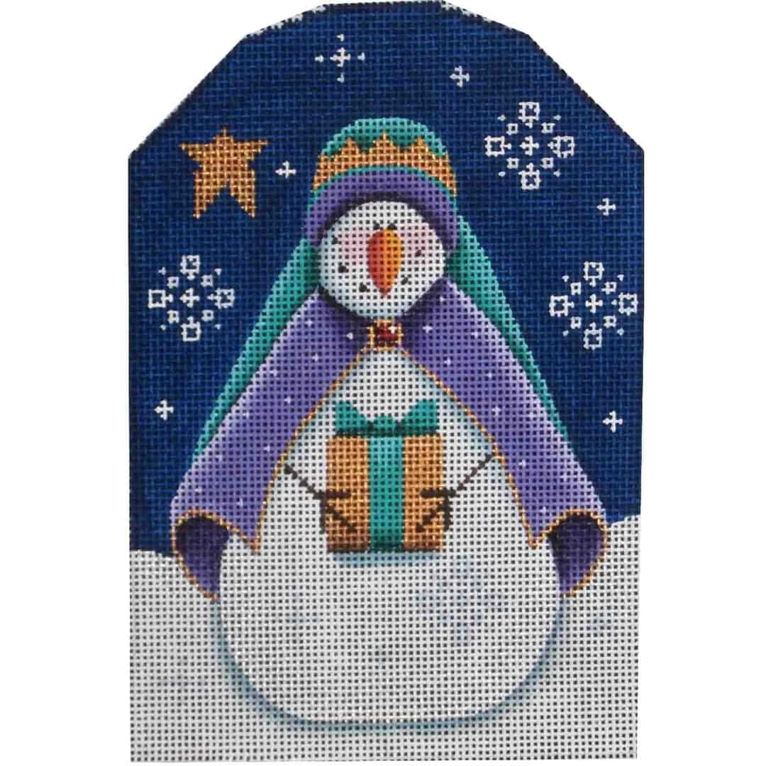 Hand Painted Nativity Needlepoint | Rebecca Wood Designs