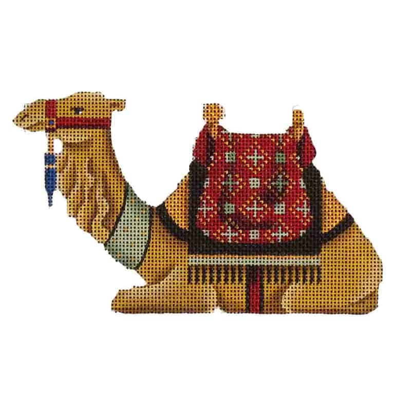 Hand Painted Nativity Needlepoint | Rebecca Wood Designs