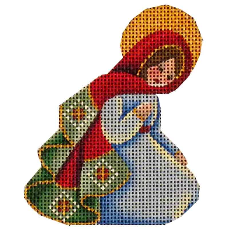 Hand Painted Nativity Needlepoint | Rebecca Wood Designs