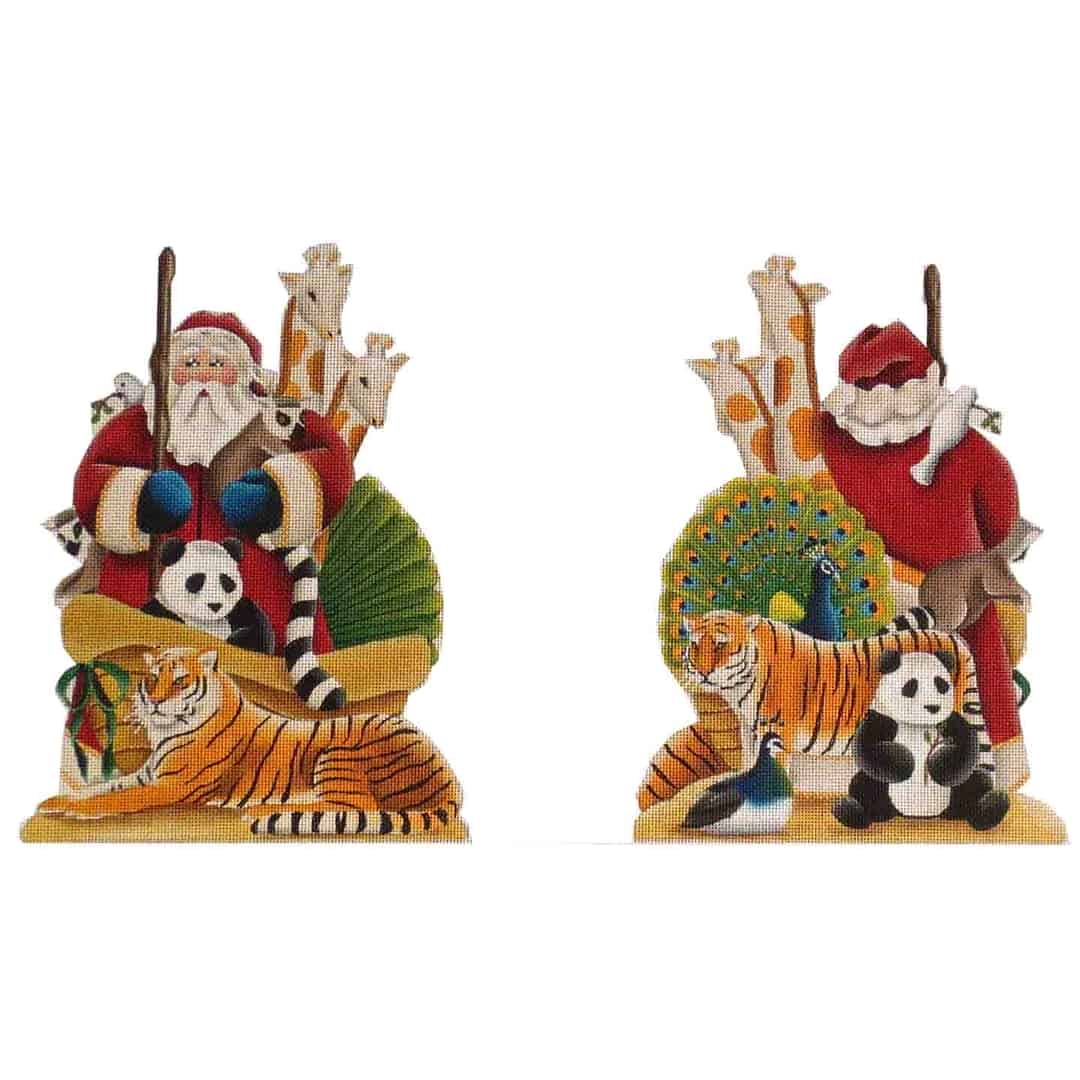 Hand Painted Tree Toppers Needlepoint