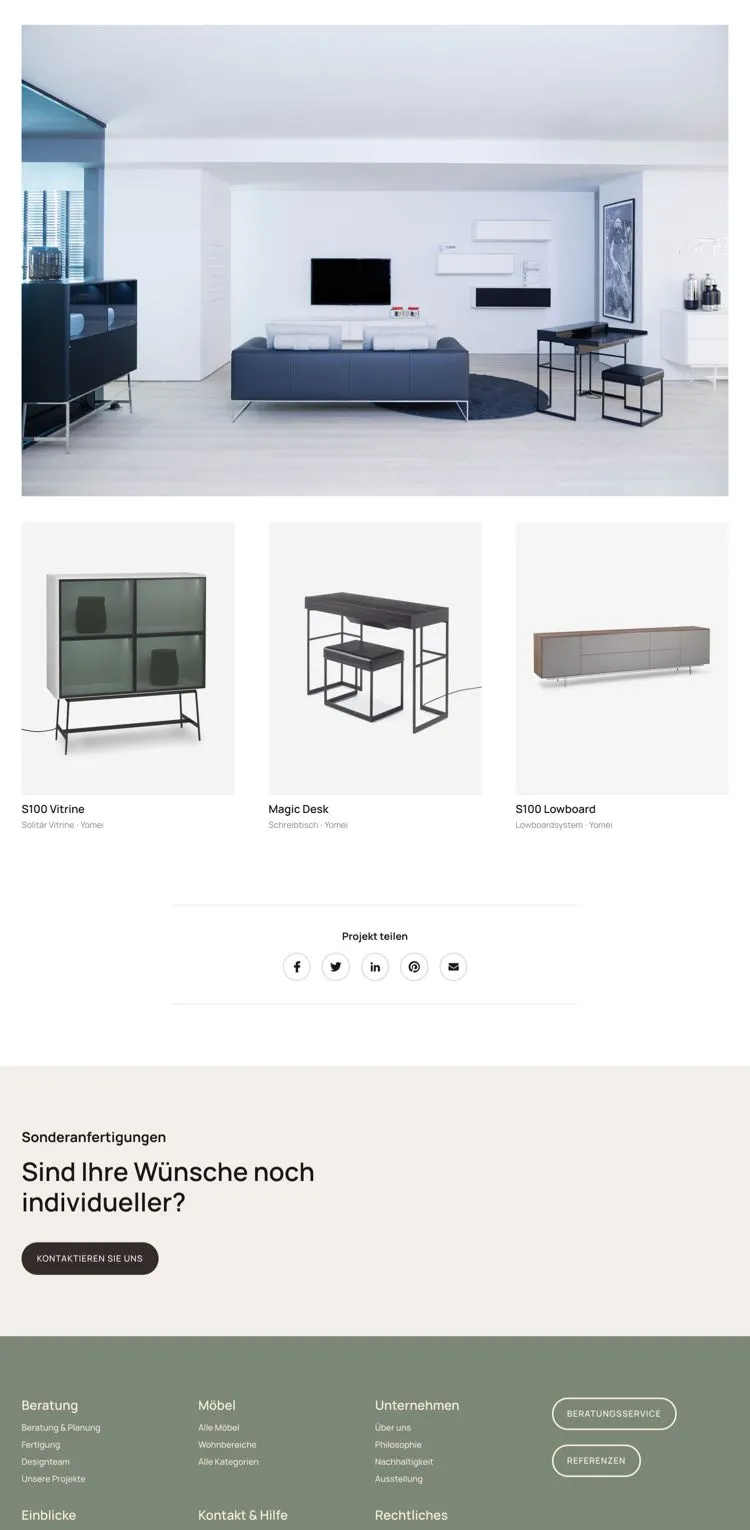 Webdesign Case Study – Schelbach Home – Luxus Einrichtungslösungen