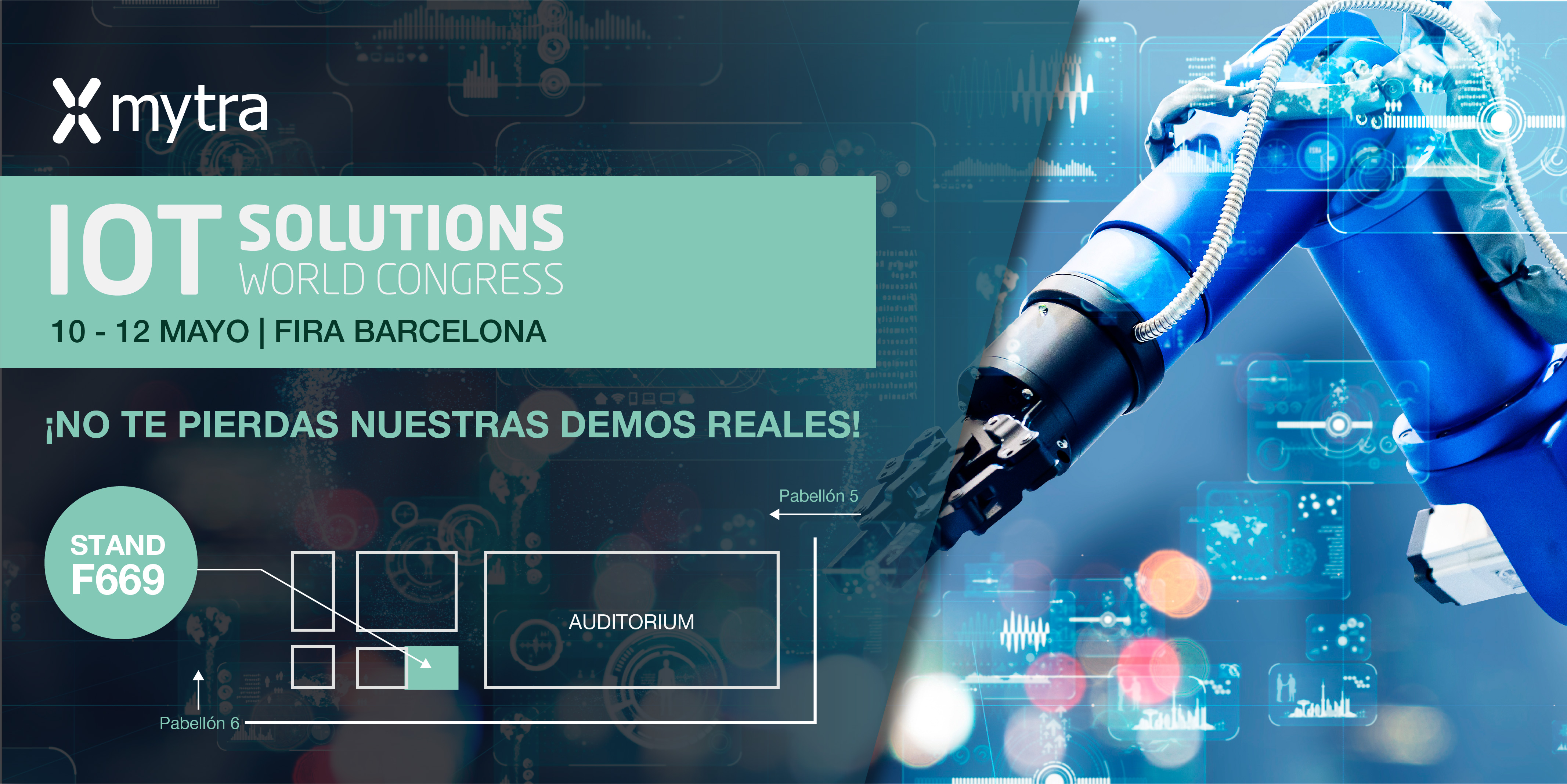 Mytra asiste al IoT Solutions World Congress 2022