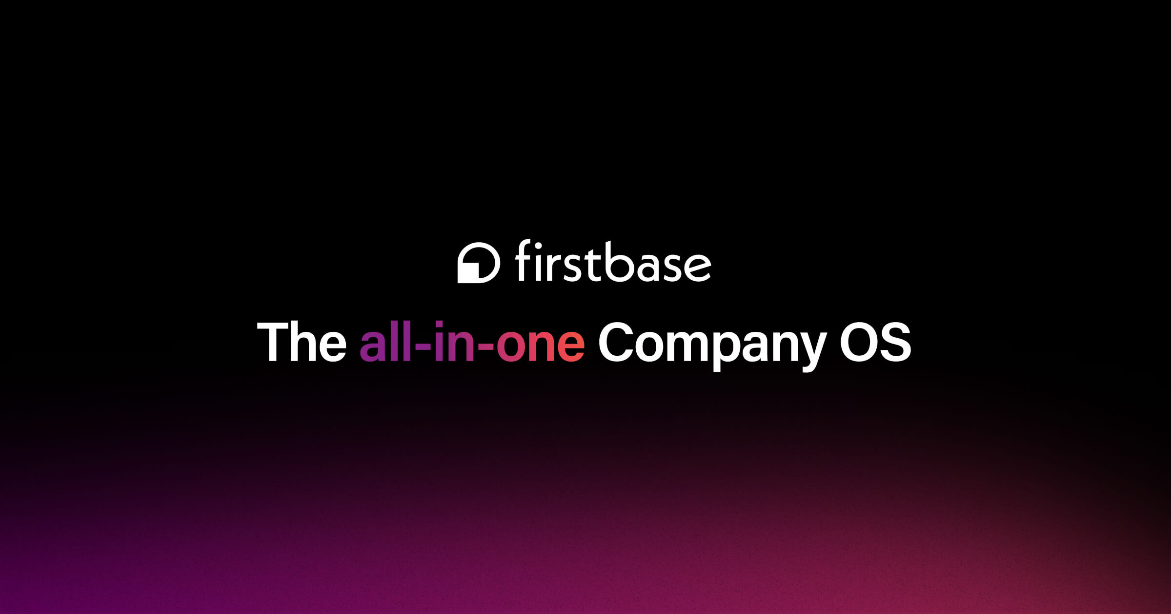 Pricing – Firstbase