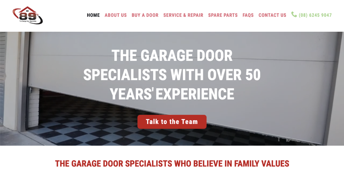 Perth's Garage Door Specialists - 89’s Garage Doors