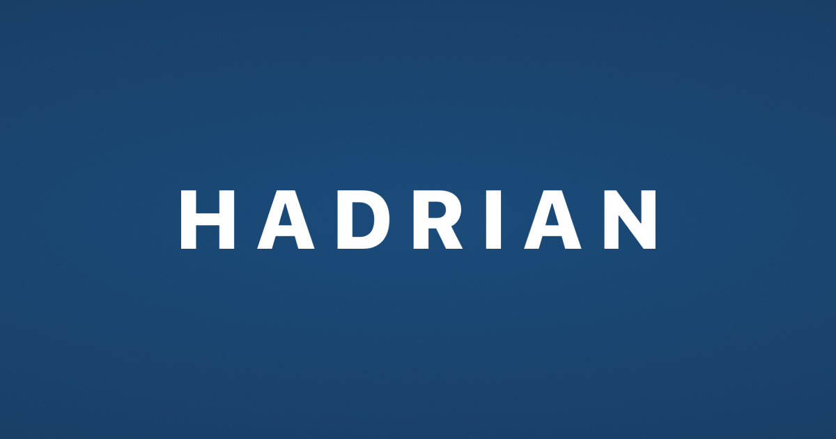 Hadrian • Manufacturing the future