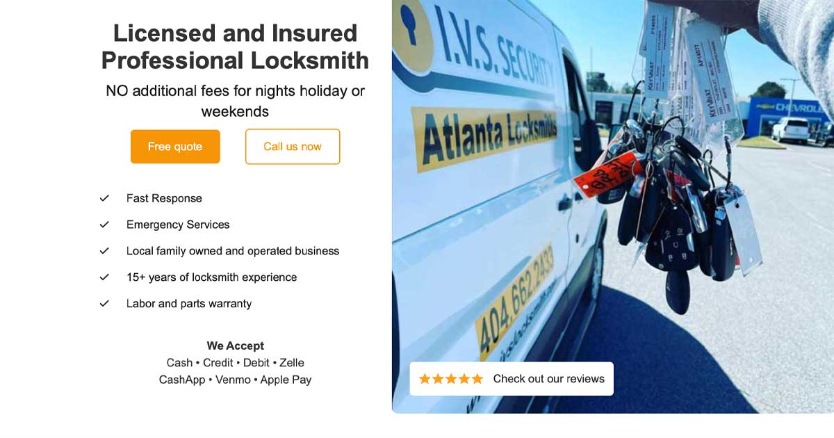 I.V.S. Security Atlanta Locksmith