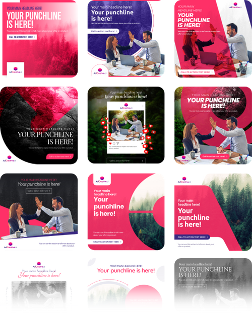 Generate ad creatives that help you sell more. Fast.