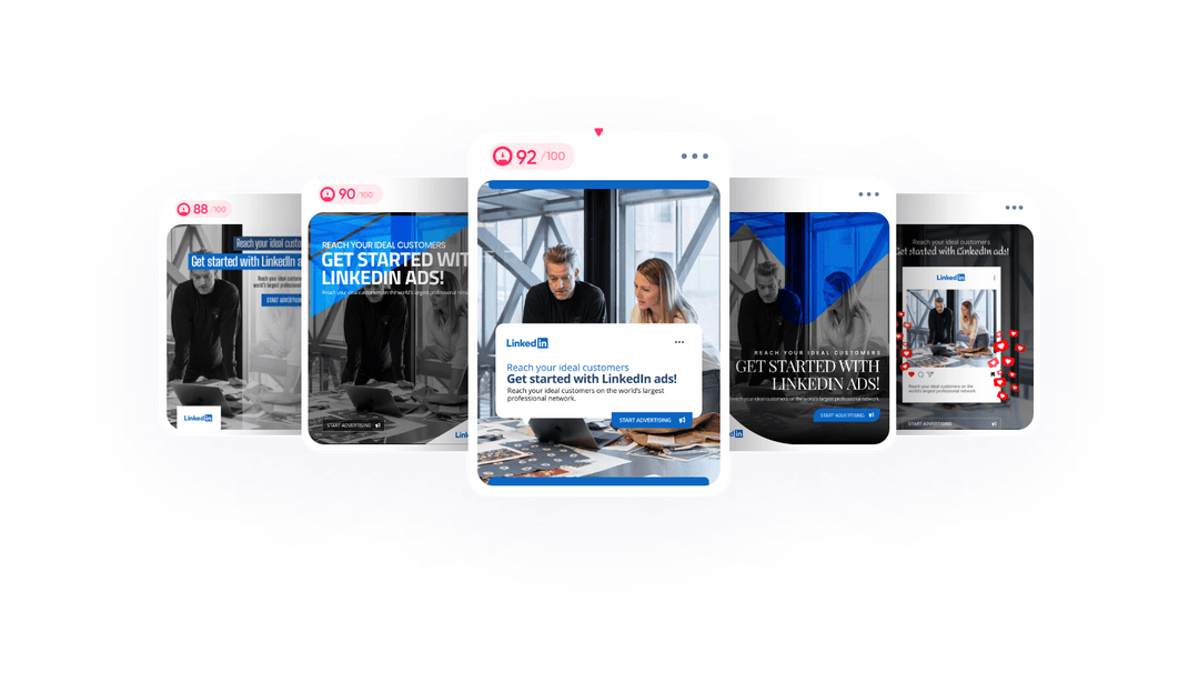 Generate ad creatives that help you sell more. Fast.