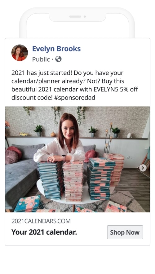 Voucherify Promotion Example - Influencer Campaign – Discount Coupons