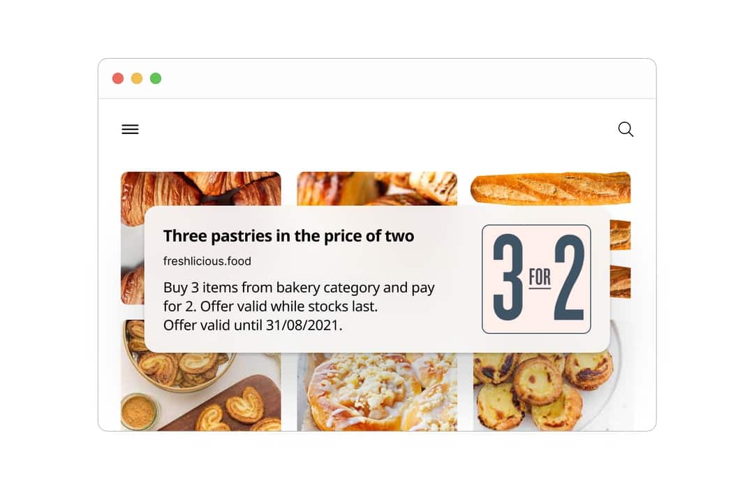 Voucherify Promotion Example - Buy Two, Get Third For Free