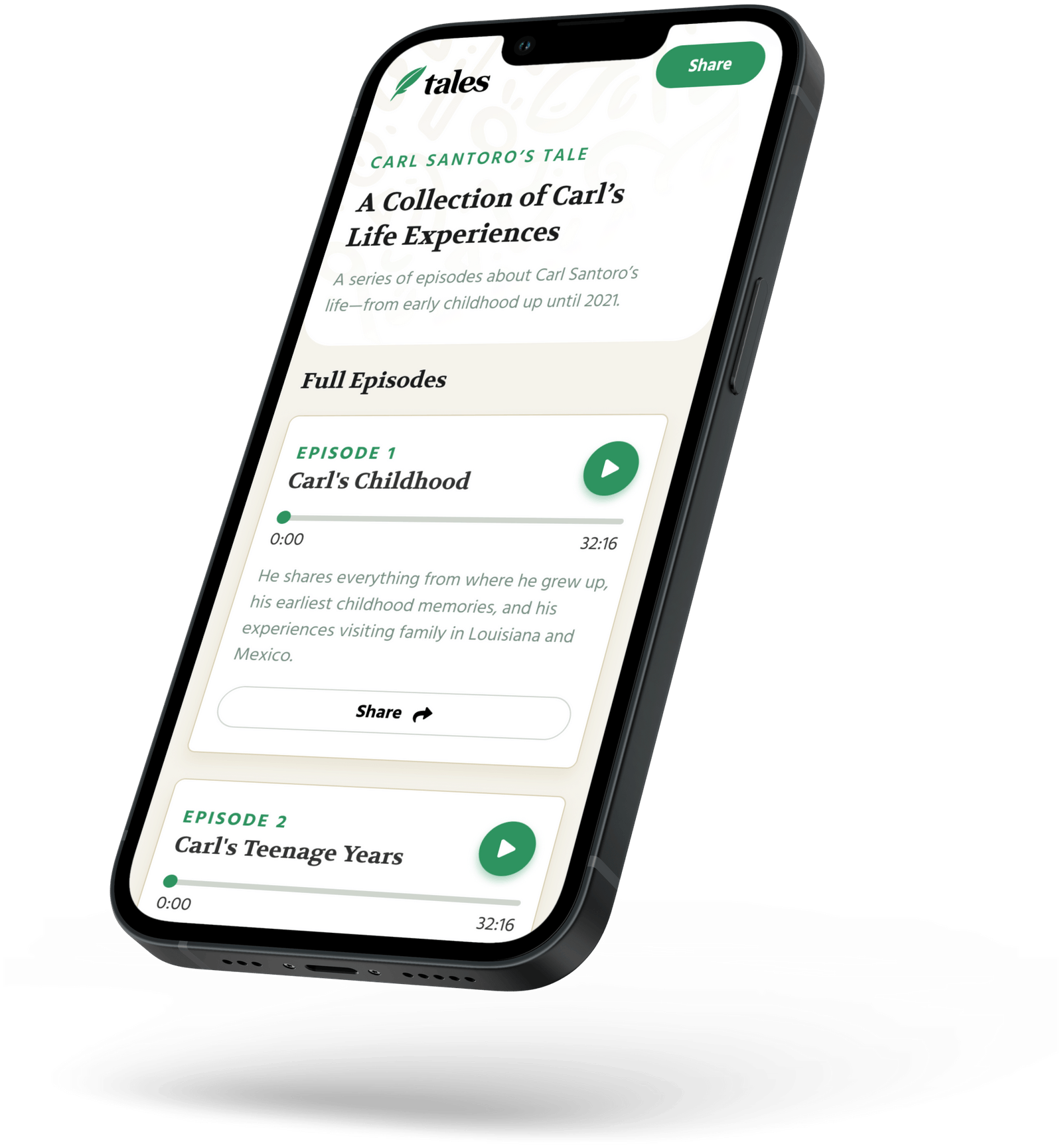 Tales | The easiest way to record your family's memories